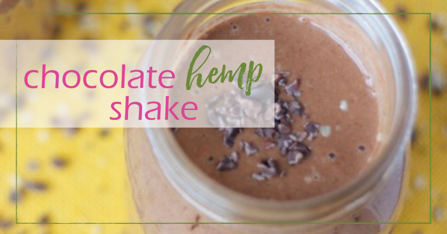 Chocolate Hemp Shake | GoodGirlGoneGreen.com
